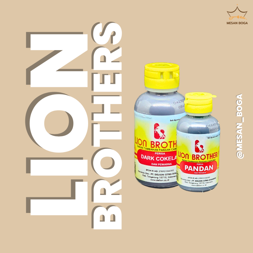 Jual Perisa dan Pewarna Makanan Lion Brothers / Food Flavoring ...