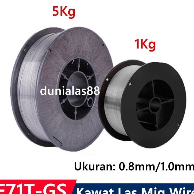 Jual Best Produsen E71TGS Tanpa Gas Kawat Las MIG Flux Core Wire 1kg 5kg 8mm 1mm | Shopee Indonesia