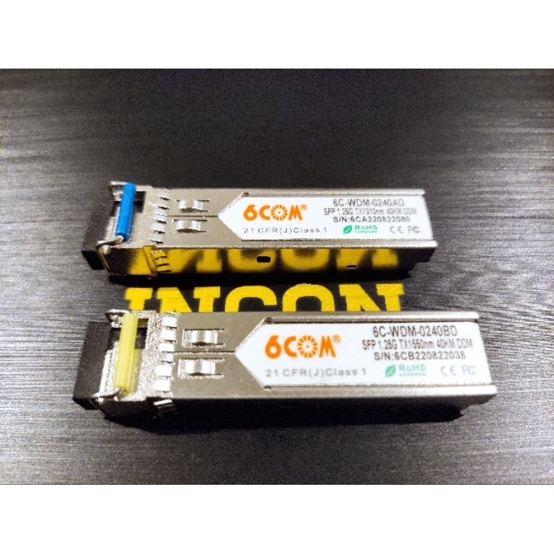 Jual SFP Bidi 1.25G - 40Km DDM SFP Single Core Network Transceiver ...