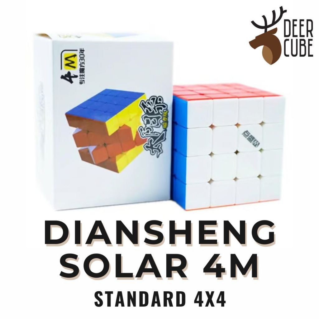 Jual Diansheng Solar 4 M 4M 4x4 - Cubes Stickerless Magnetic Dian Sheng ...
