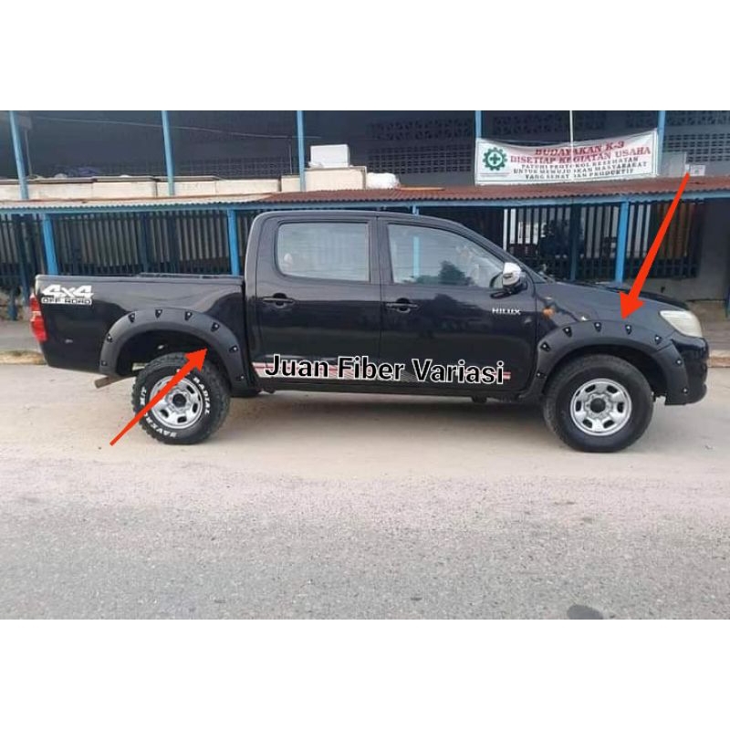 Jual OVER FENDER HILUX VIGO 2008 2015 FENDER TOYOTA HILUX CUSTOME ...