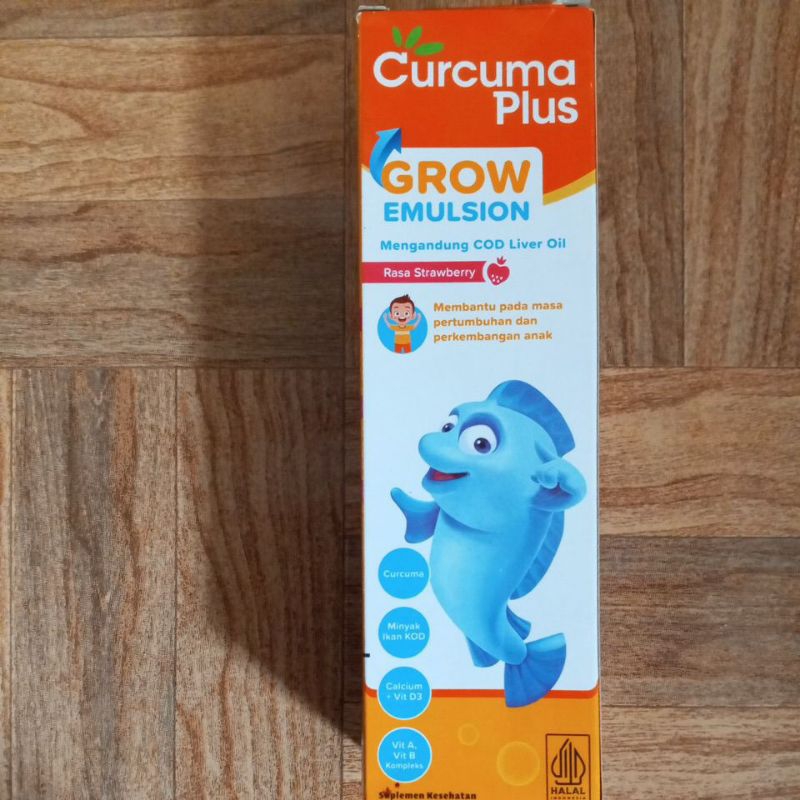 Jual Curcuma plus grow emulsion Syrup - Orange Strawberry 200ml ...