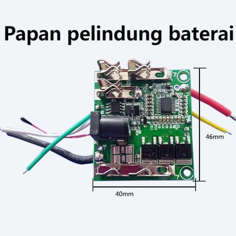 Jual BMS 5S 18V 20V 21V Baterai Charging Protection Board 5S BMS MODULE ...