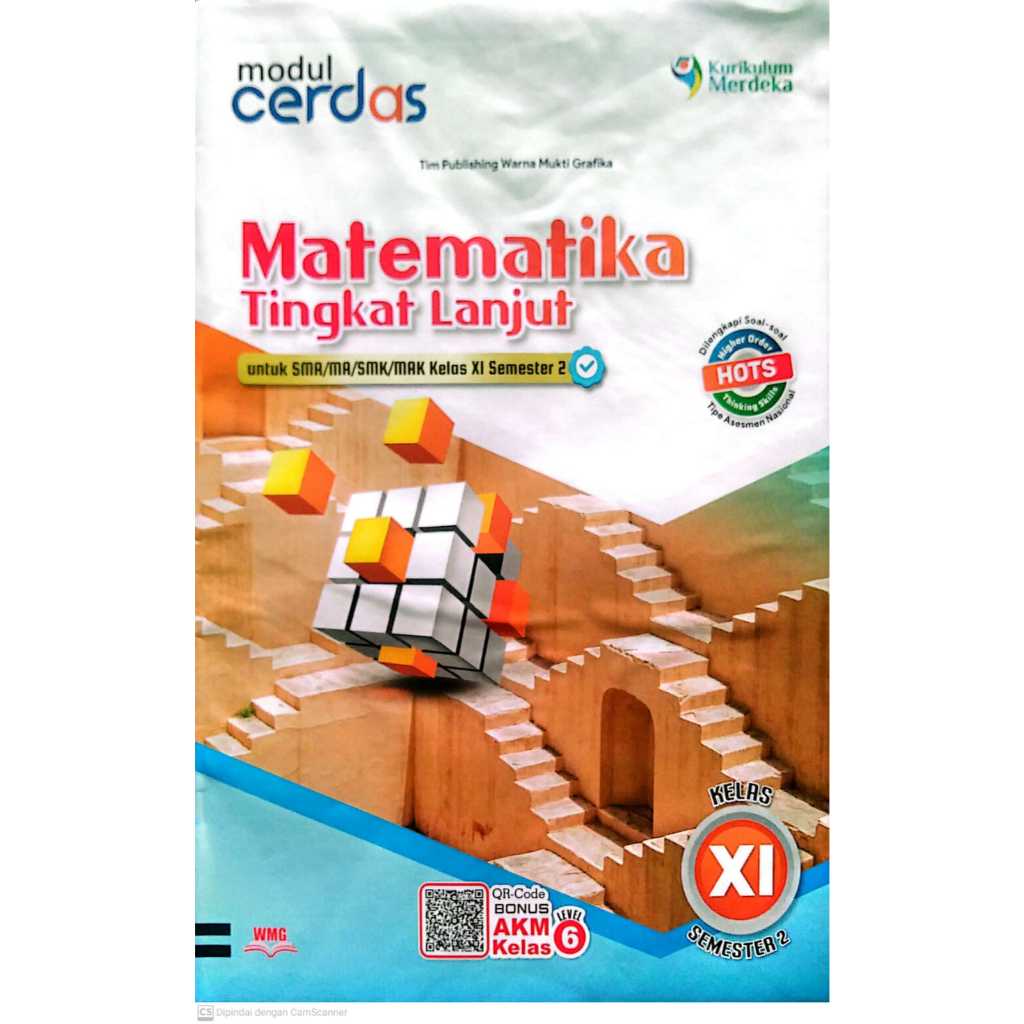 Jual Buku LKS / Modul Cerdas Matematika Tingkat Lanjut Kelas 11 SMA/MA Semester 2 Kurikulum ...