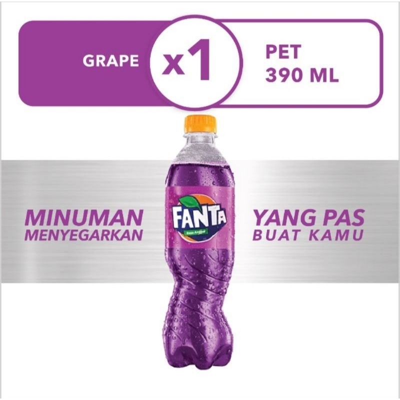 Jual Fanta Rasa Anggur botol 390ml limited edition / Sprite / Fanta / Coca Cola | Shopee Indonesia