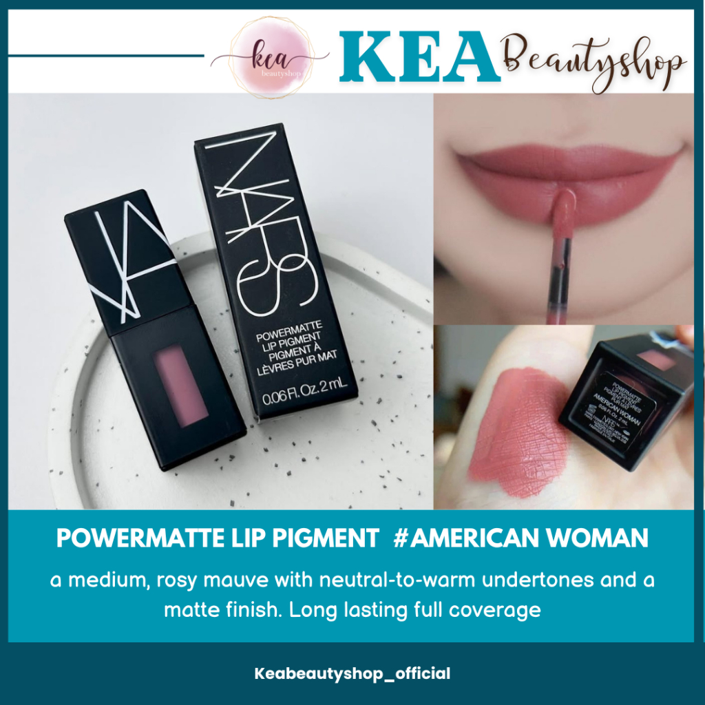 Jual NARS POWERMATTE LIP PIGMENT AMERICAN WOMAN 2ML | Shopee Indonesia