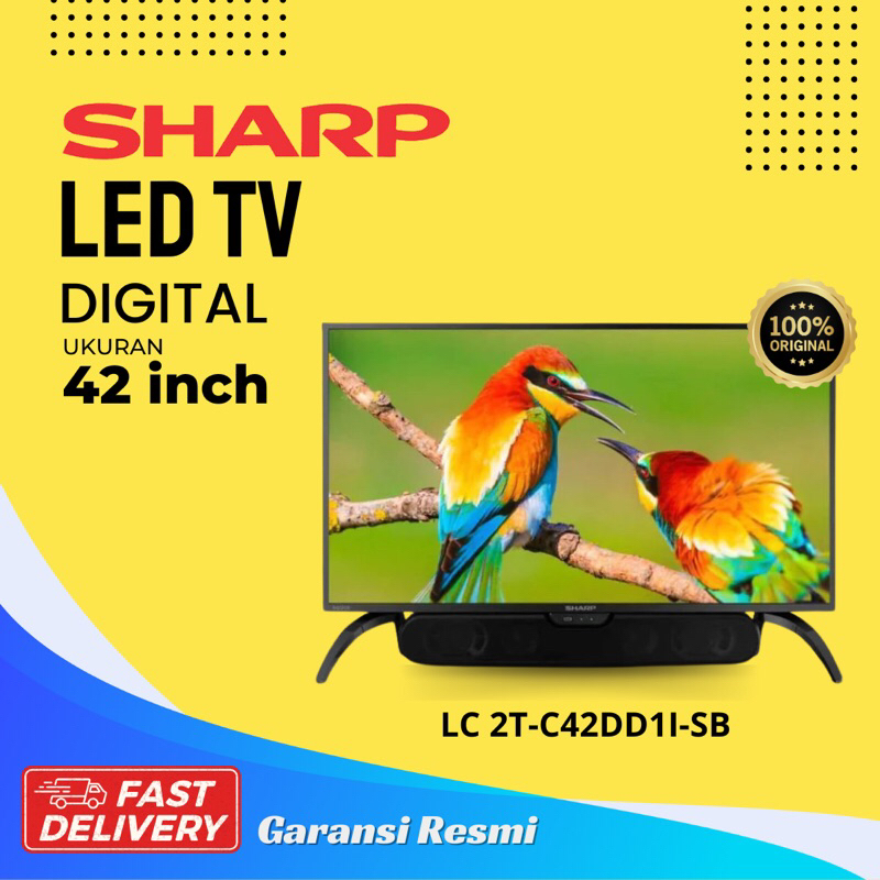 Jual LED TV SHARP 2T-C42DD1i-SB AQUOS Digital LED TV 42 INCH | Shopee ...