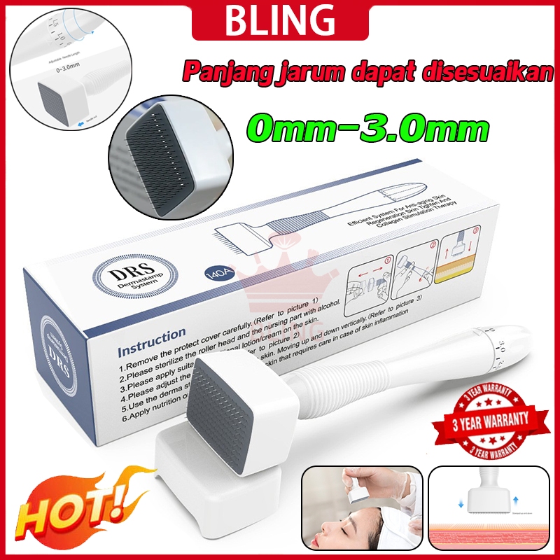 Jual Derma Roller Stamp DRS140A Adjustable Panjang Jarum Microneedle ...