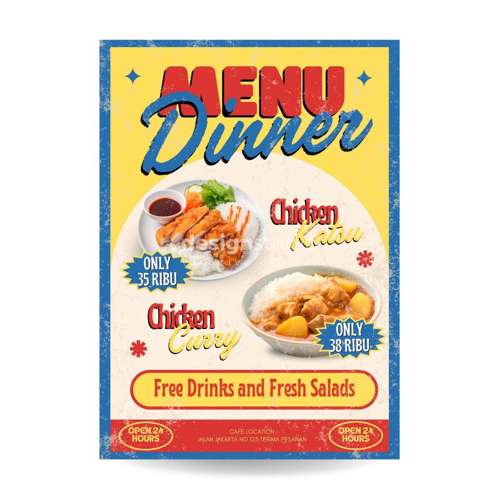 Jual Jasa Desain Menu Resto & Cafe Unik | Custom Sesuai Branding ...
