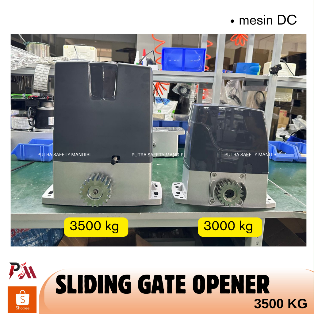 Jual AUTOMATIC SLIDING GATE 3500 KG MESIN MOTOR OTOMATIS GERBANG REMOTE ...