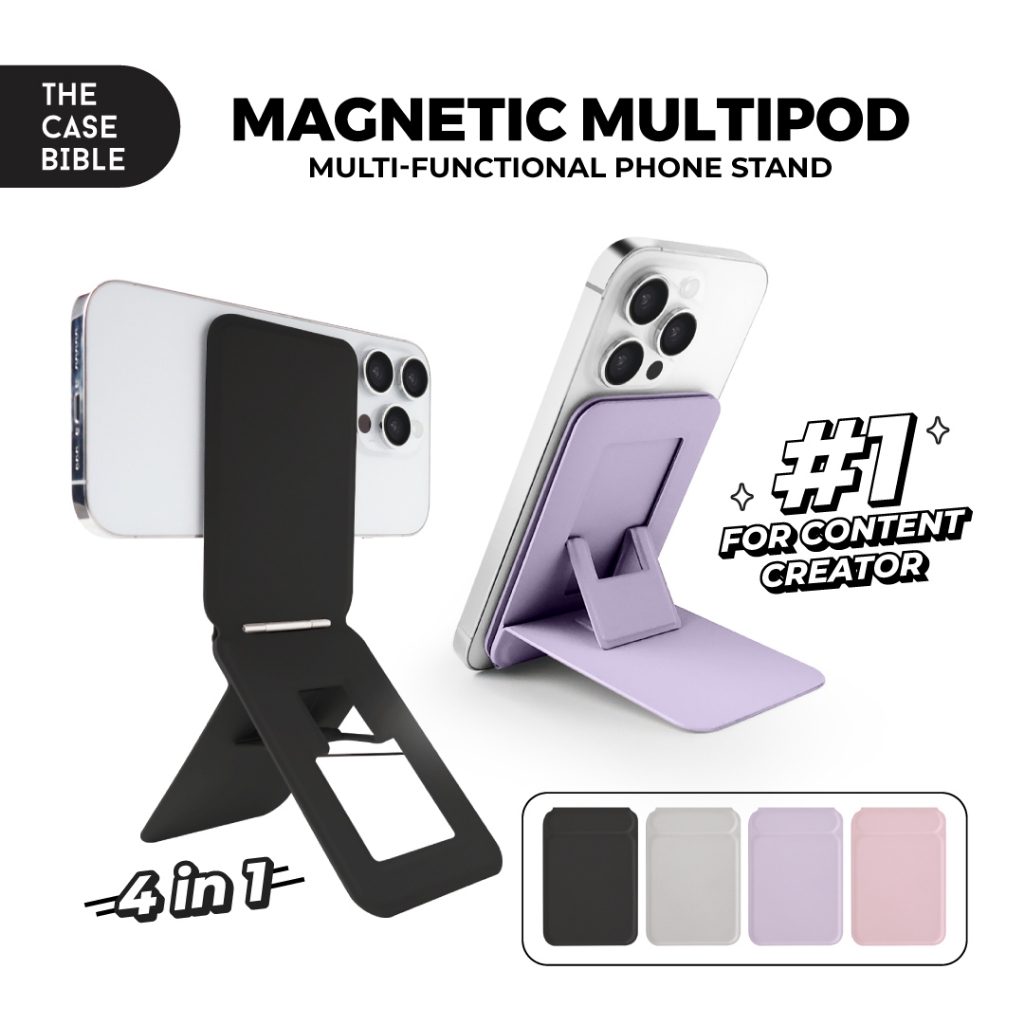 Jual MULTIPOD Magnetic Phone Tripod Stand Content Creator Tool Multifungsi | THE CASE BIBLE ...