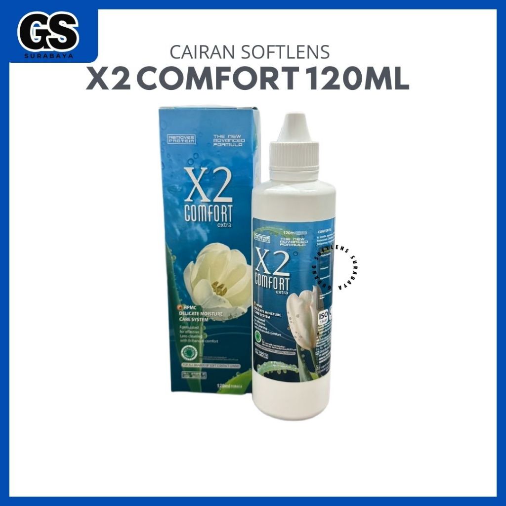 Jual CAIRAN SOFTLENS X2 COMFORT 120ML / AIR SOFTLENS X2 120ML | Shopee ...