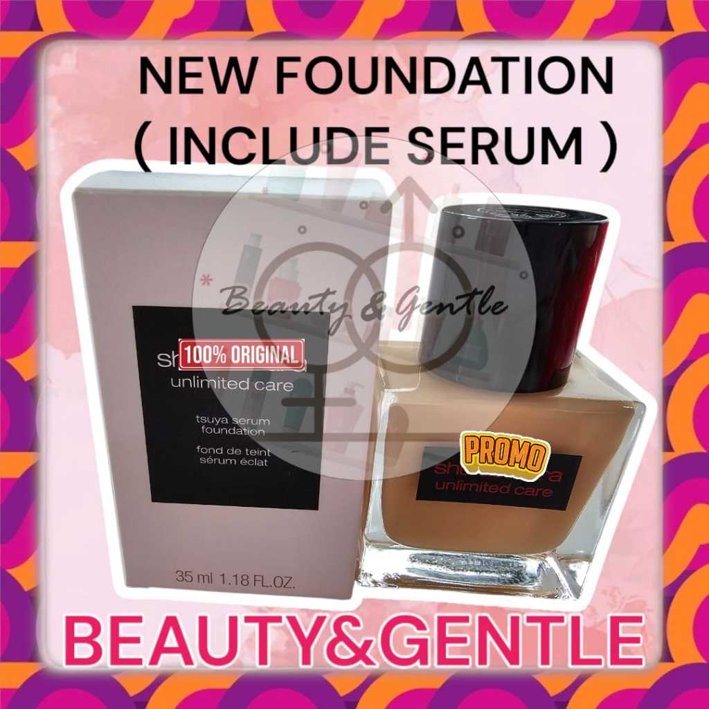 Jual PROMO Shu Uemura Unlimited Care Tsuya Serum Foundation / Glow ...