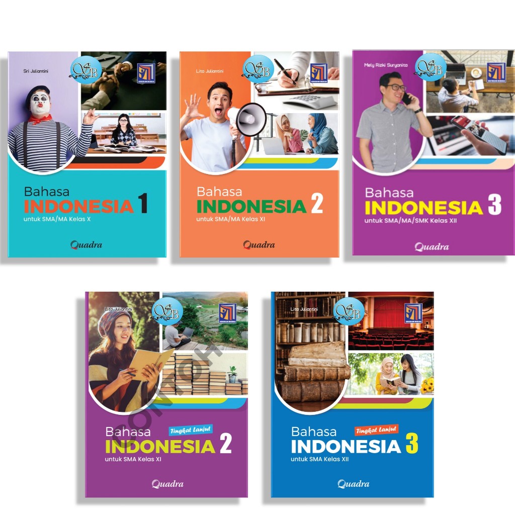 Jual [Penerbit Quadra] Bahasa Indonesia kelas 10, 11 & 12 kurikulum ...
