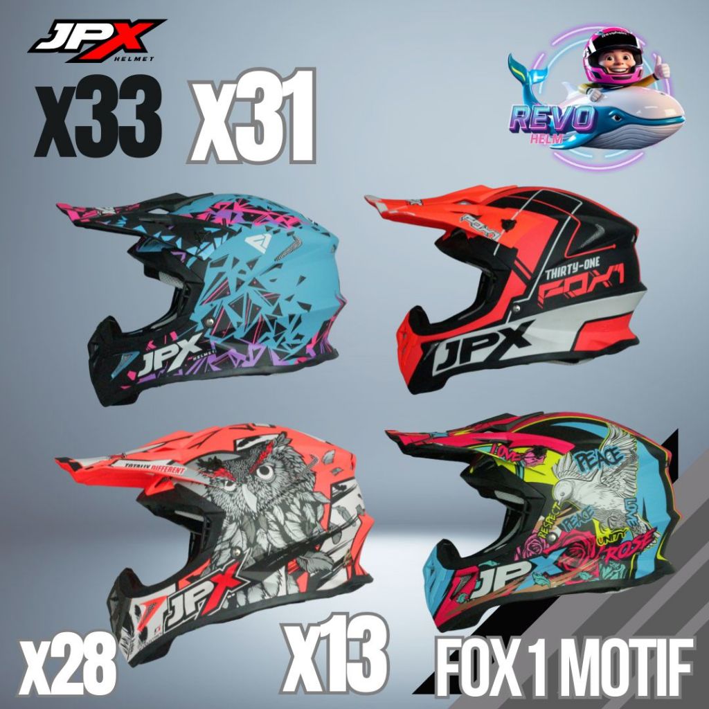 Jual HELM JPX CROSS MOTIF PAKET GANTENG GOOGLE SNAIL ORIGINAL, HELM ...