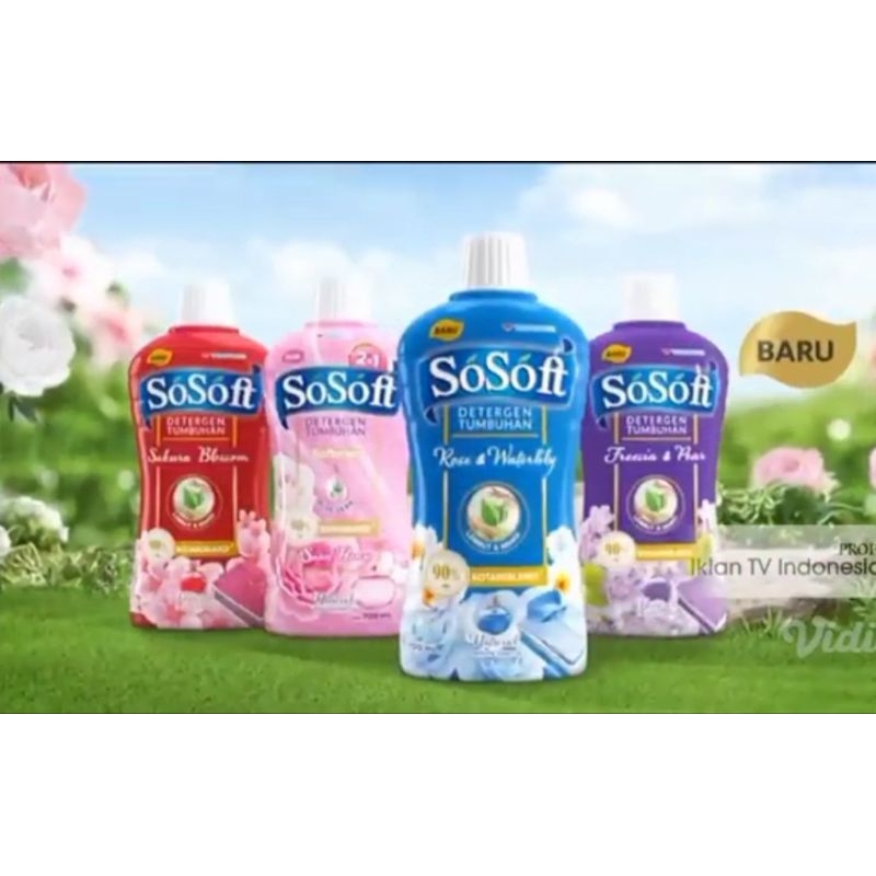 Jual SOSOFT 700ML // SABUN LIQUID CAIR KEMASAN BOTOL | Shopee Indonesia