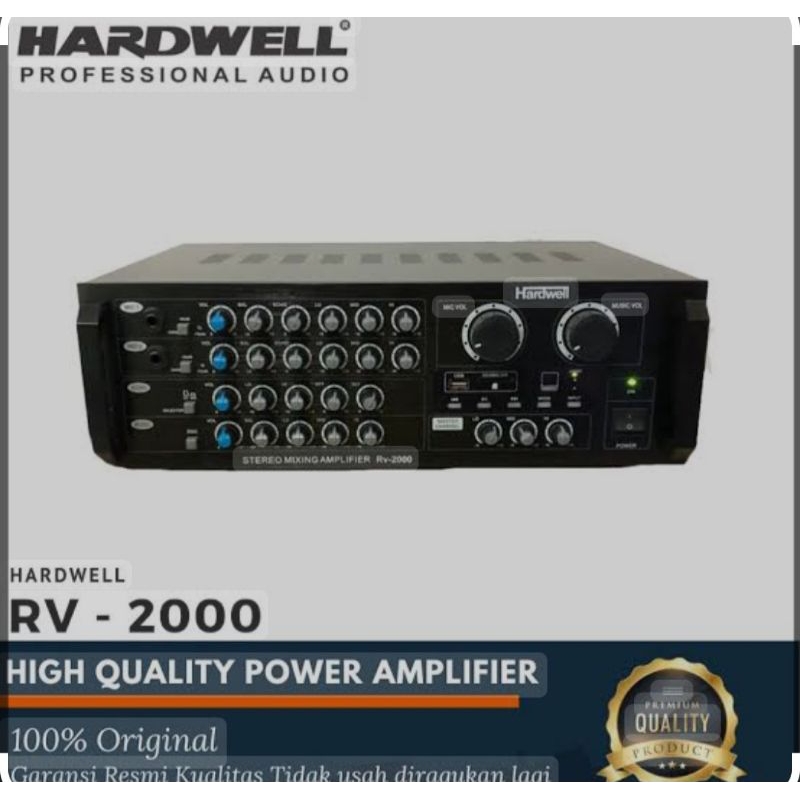 Jual AMPLIFIER HARDWELL RV2000 500watt Bluetooth | Shopee Indonesia