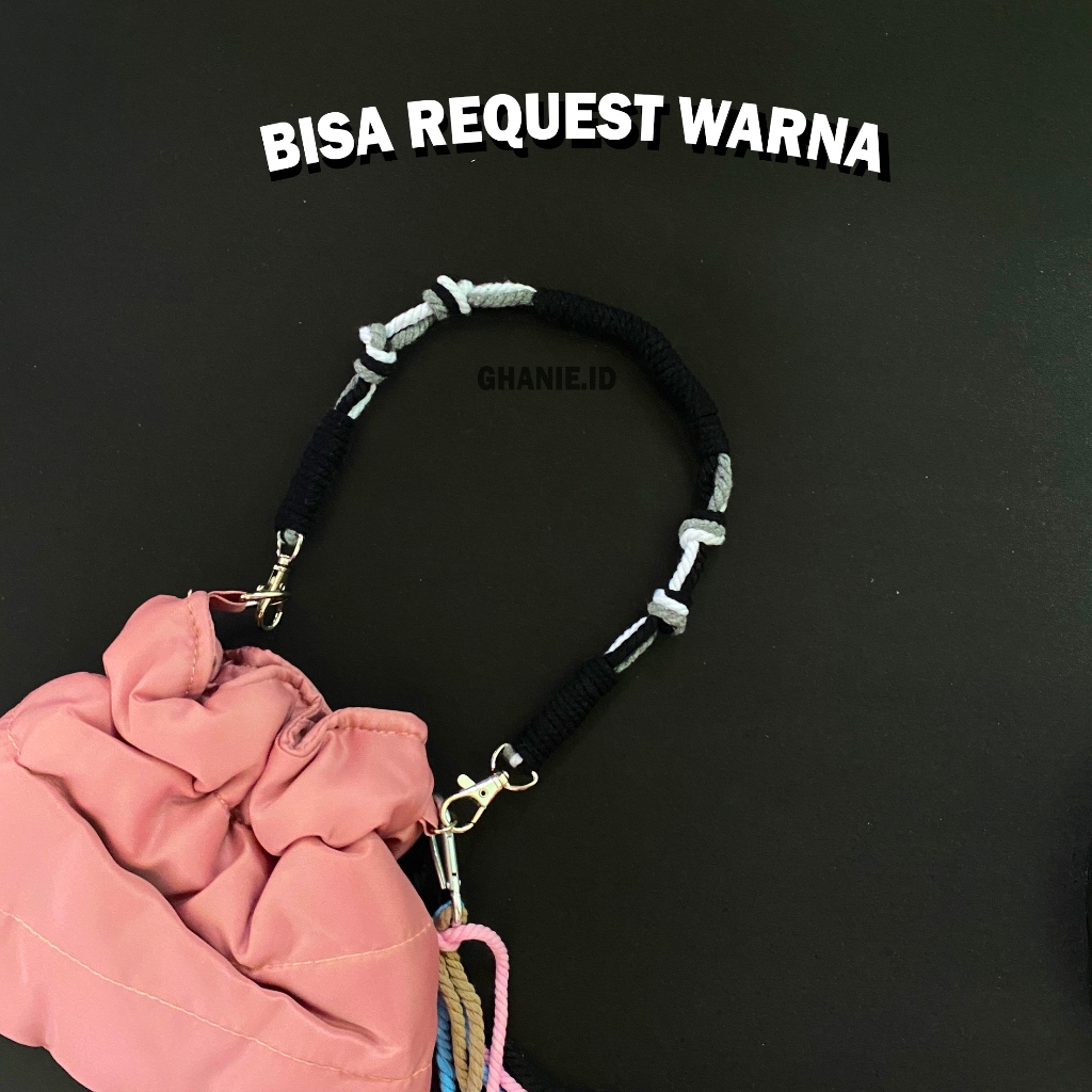 Jual Tali Strap Handbag 40cm Tali Macrame | Shopee Indonesia