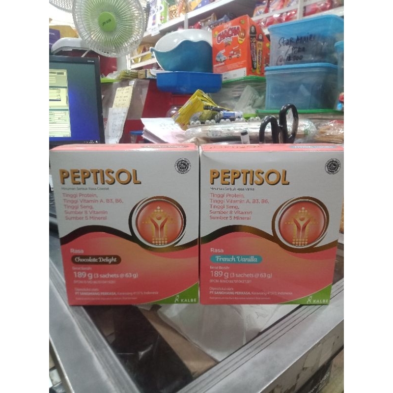 Jual PEPTISOL VANILA (Kemasan Baru),PEPTISOL COKELAT(Kemasan Baru ...