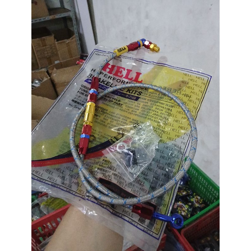 Jual SELANG REM DEPAN PSI CNC 95CM MORIN HELL UNIVERSAL SEMUA MOTOR ...