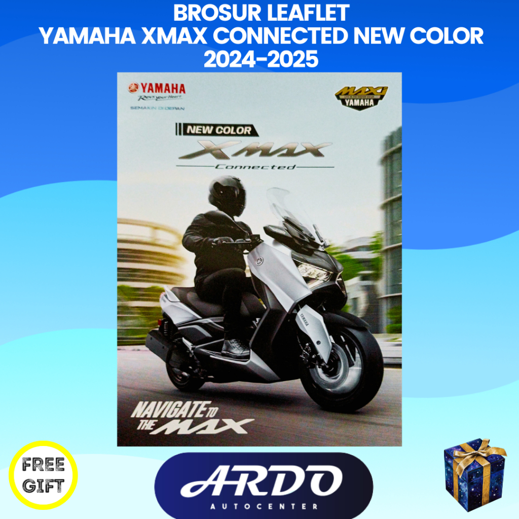 Jual Brosur katalog motor Yamaha Xmax New Color 2024-2025 leaflet ...