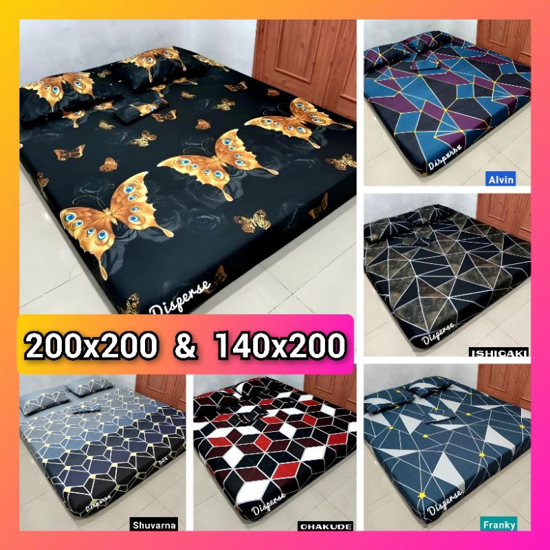 Jual (HANYA SPREI) SPREI MOTIF BUNGA UKURAN 140x200 200x200 SPREI ADEM ...