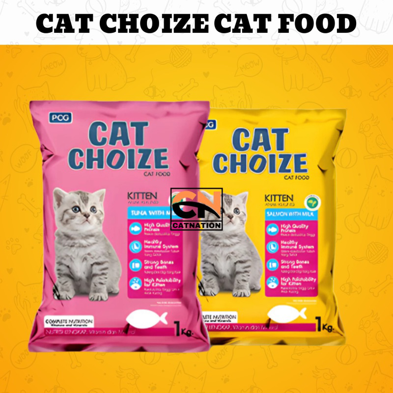 Jual CAT CHOIZE KITTEN 1KG - Makanan Kering Anak Kucing Kitten Cat ...