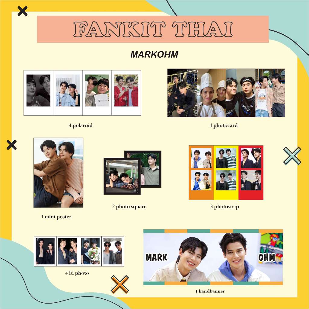 Jual FANKIT THAI ( MARK PAKIN - OHM Thiphakorn MarkOhm ) GMM BOYS GMMTV ...