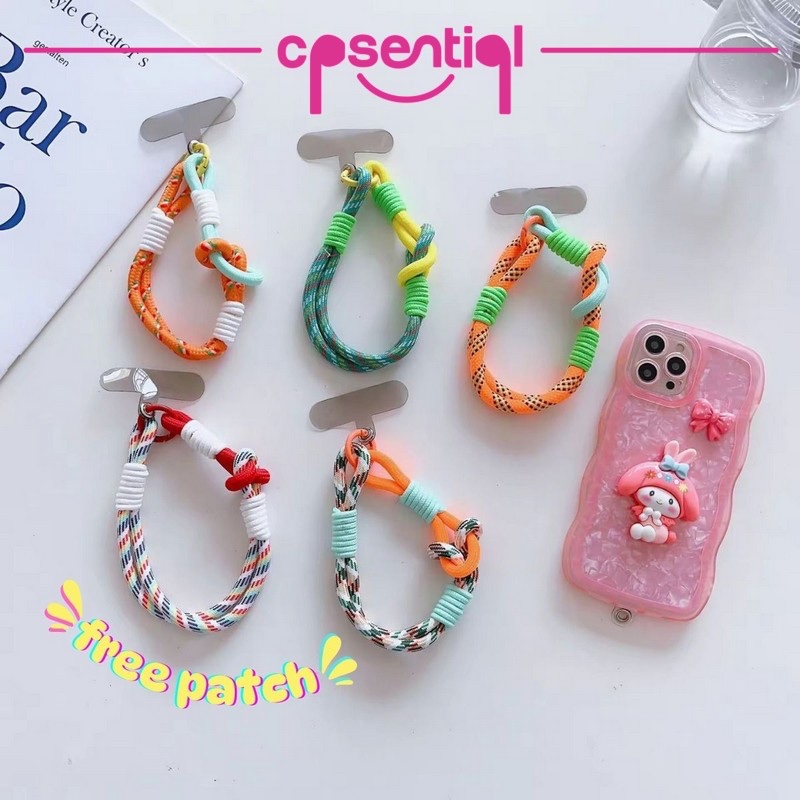 Jual [Free Patch] Phone String Double Knot | Tali Gantungan Handphone ...