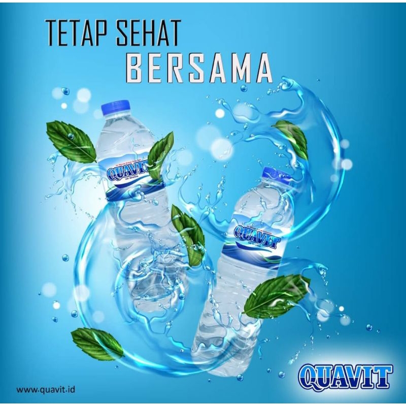 Jual Air Mineral Quavit 600 ML x 24 Botol / Dus | Shopee Indonesia