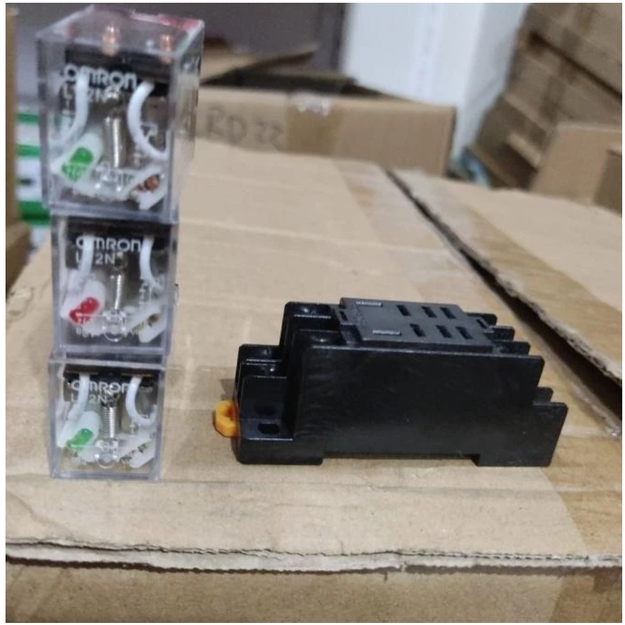 Jual Relay Omron LY2N LY2-N 8 Pin Kaki 220VAC 24DC 12VDC + Soket PTF08A-E | Shopee Indonesia