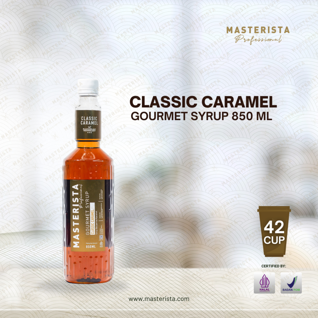 Jual Masterista Sirup Classic Caramel 850 ml | Shopee Indonesia