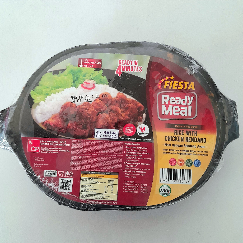 Jual FIESTA ready meal chicken rendang 320gr | Shopee Indonesia