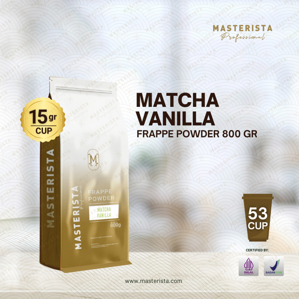 Jual Bubuk Minuman Masterista Matcha Vanilla 800gr / Bubuk Minuman Rasa ...