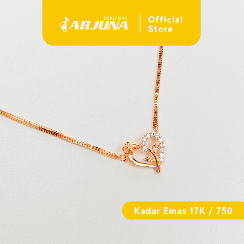 Jual ARJUNA - Kalung Model + Liontin 17k K42Z | Shopee Indonesia