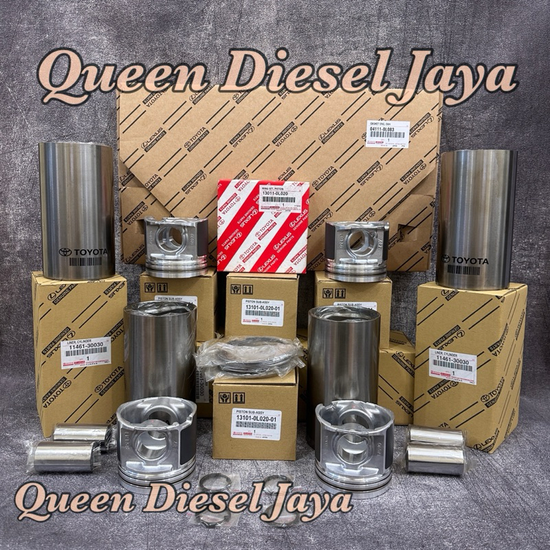 Jual Paket Liner Set / Liner Komplit / Liner + Piston Assy + Ring ...