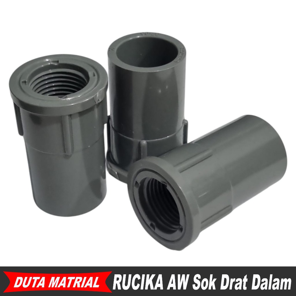 Jual Sok drat dalam 3/4 '' inch Rucika AW | Socket SDD Rucika Pvc 3/4 ...