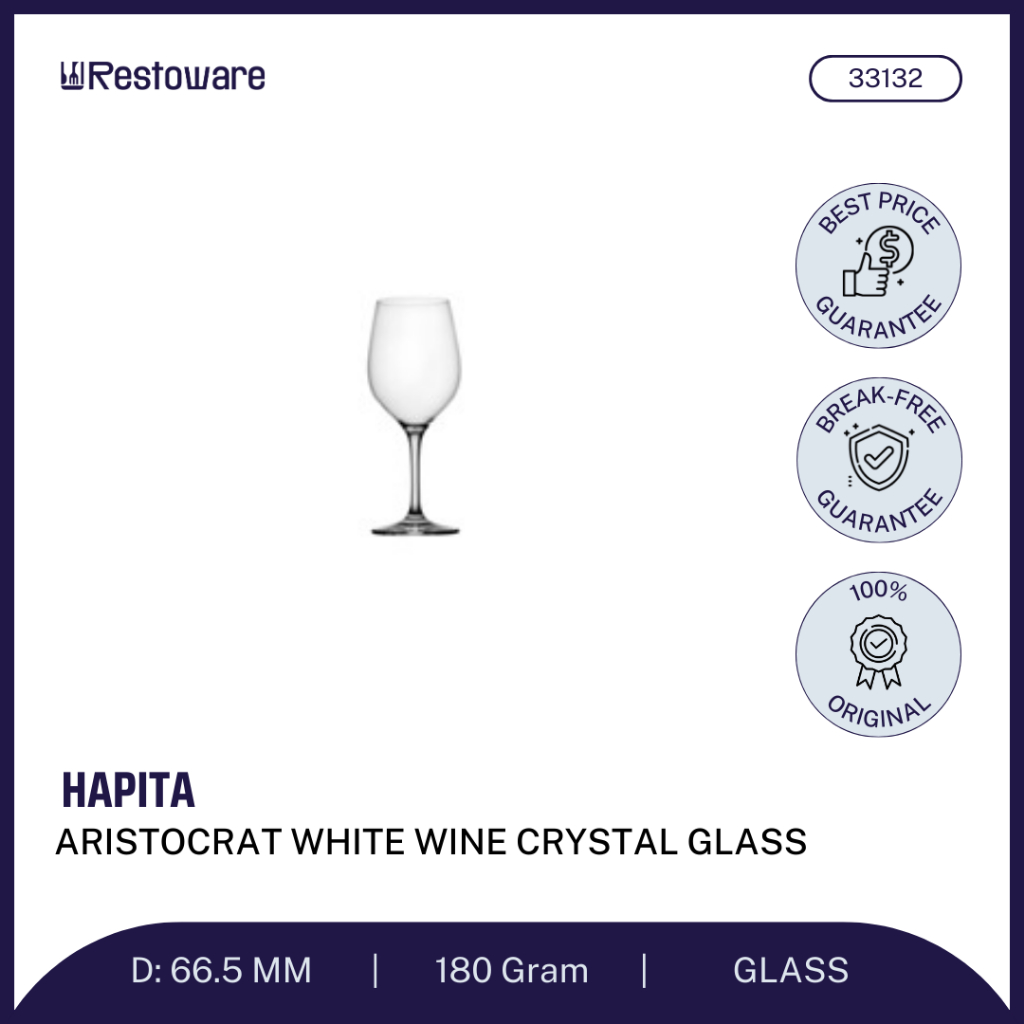Jual Aristocrat White Wine Crystal Glass / Gelas Kristal Anggur Putih ...