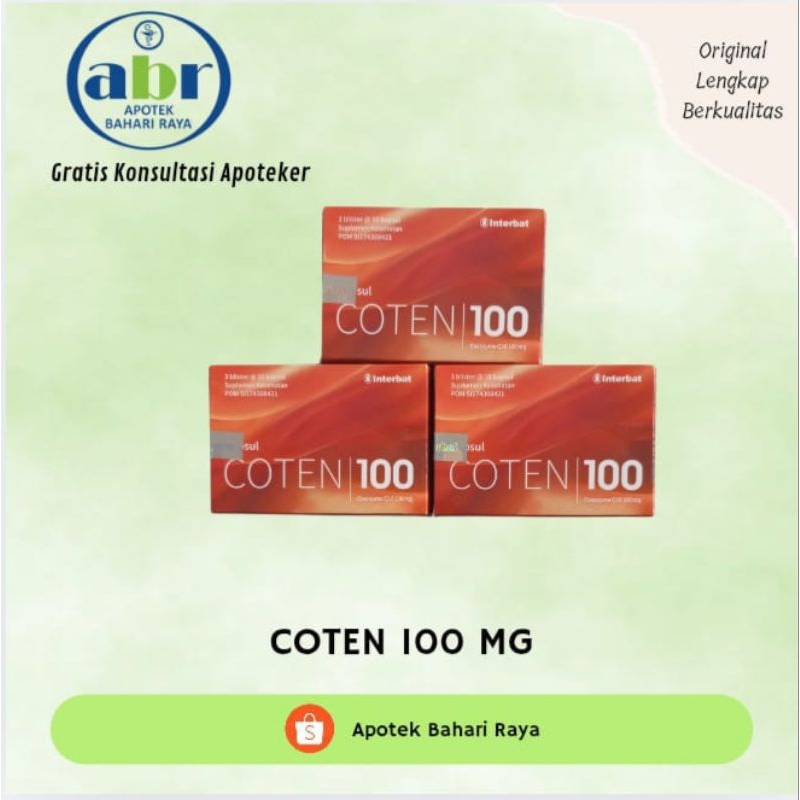 Jual COTEN 100 MG BOX 30 TABLET | Shopee Indonesia