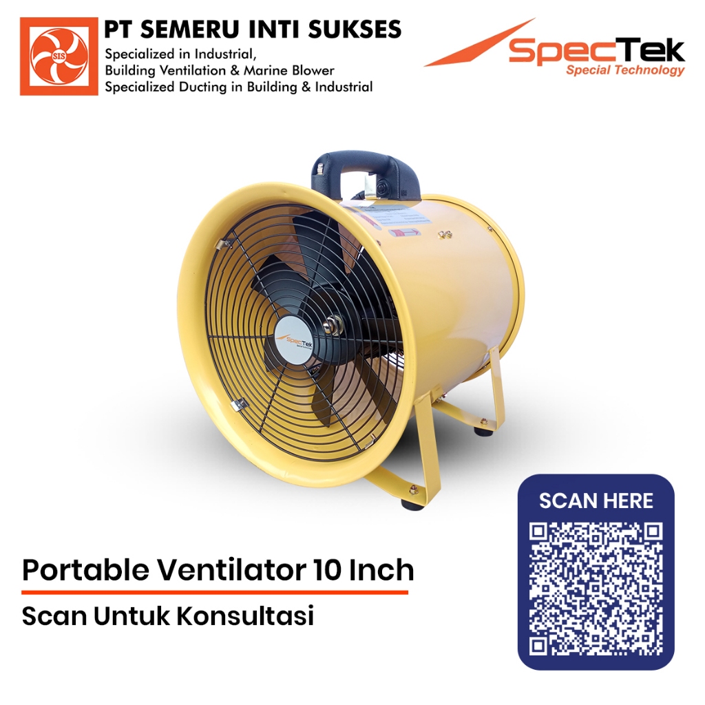 Jual Spectek Blower Portable Ventilator 10 Inch | Shopee Indonesia