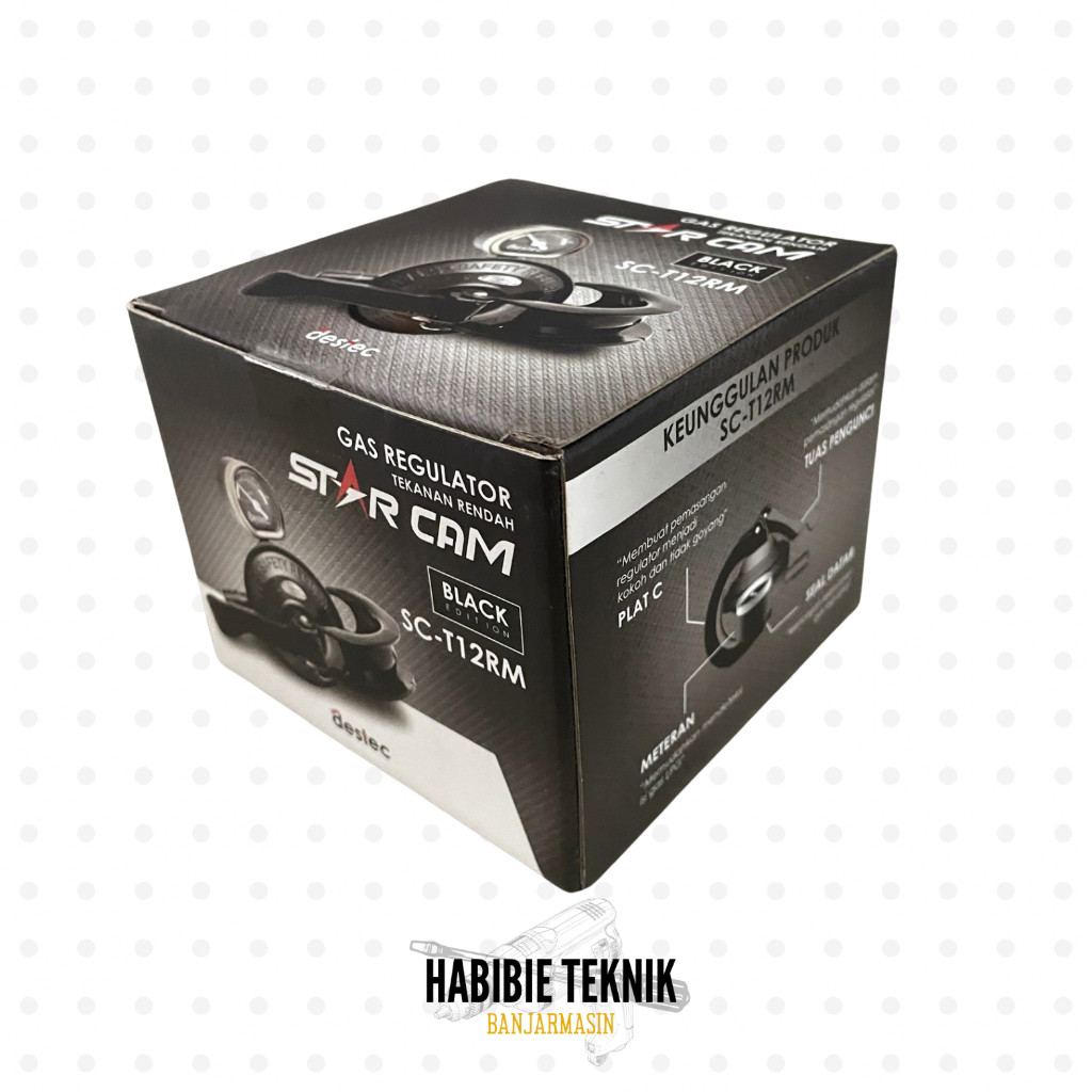 Jual Star Cam SC-T12RM Regulator Gas dengan Meteran | Regulator ...
