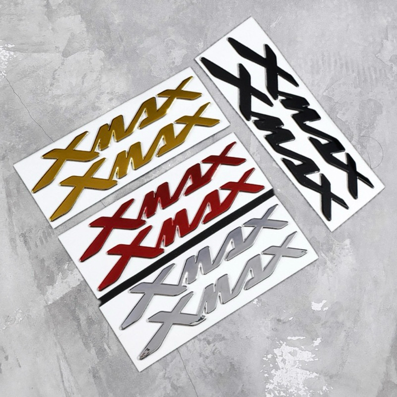 Jual 2PCS EMBLEM XMAX LOGO XMAX TIMBUL BUKAN STICKER ATAU STIKER XMAX ...