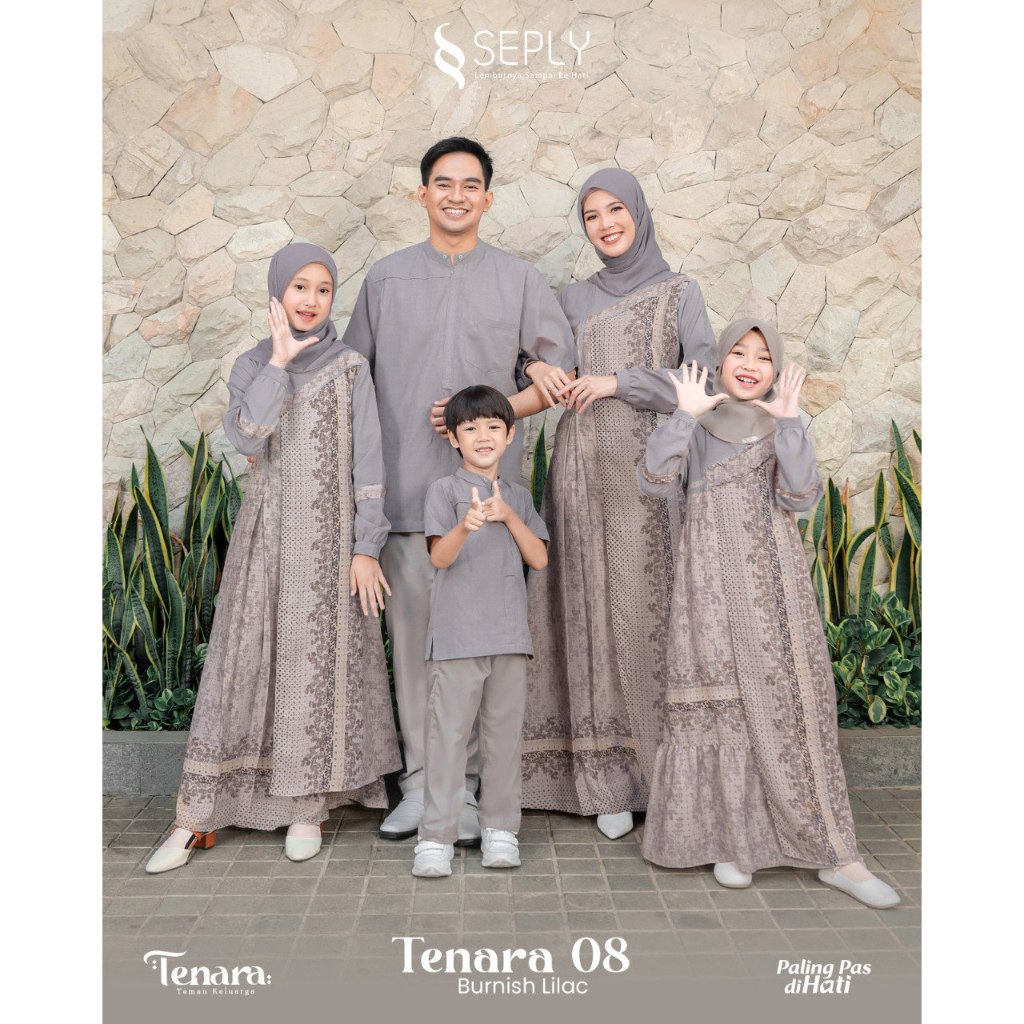 Jual Tenara 08 Burnish Lilac Sarimbit Keluarga Seply Best Seller 2025 ...