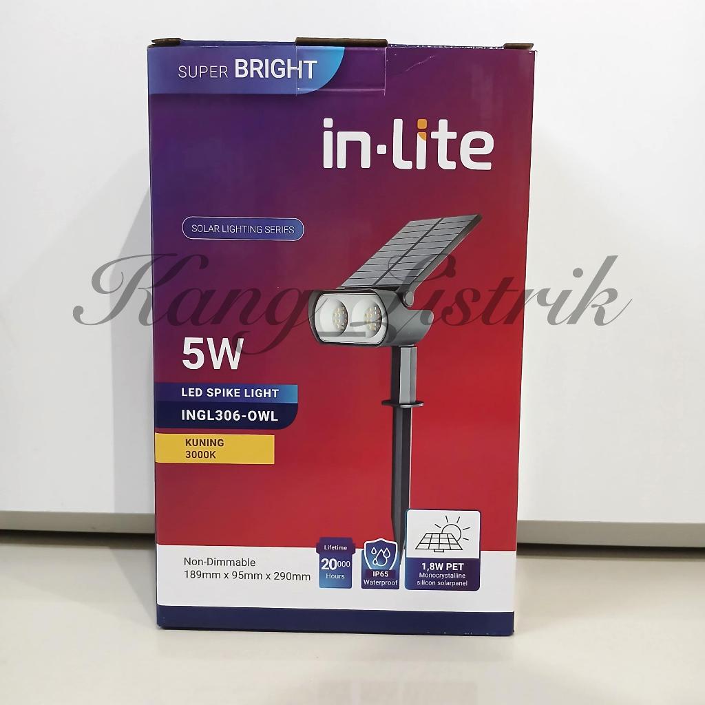 Jual IN LITE LAMPU TAMAN SOLAR LED SPIKE LIGHT 5W INLITE / LAMPU SOROT ...