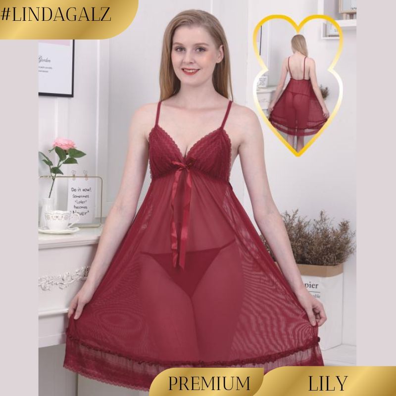 Jual LindaGalz LILY Sexy Lingerie Big Size Jumbo Baju Tidur Sexy 6620 Baju Dinas Malam Wanita ...