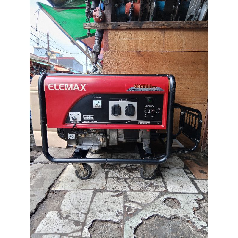 Jual Mesin Genset Honda Elemax SH6500EX/5000Watt Elektrik Stater | Shopee Indonesia