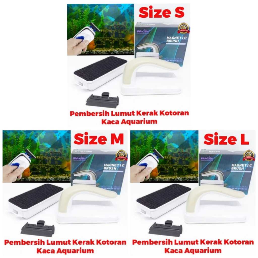 Jual Magnetic Brush FLOATING Size S M L Sikat Magnet Apung Pembersih ...