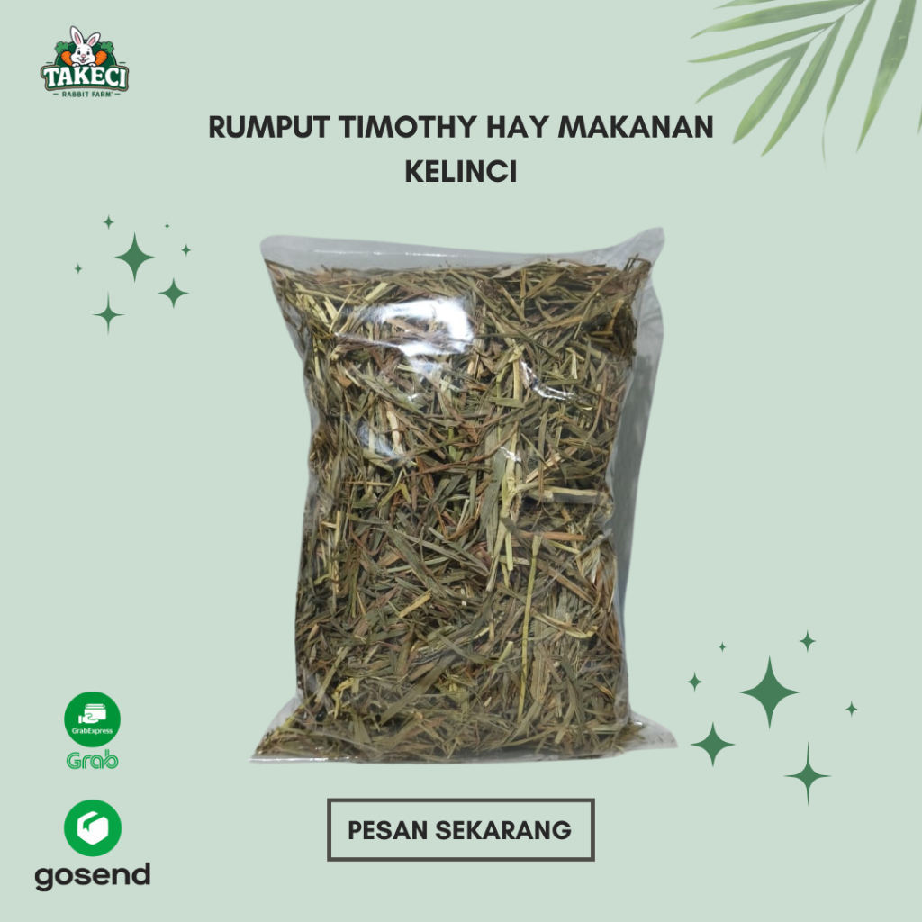 Jual Rumput Timothy Hay Makanan Kelinci 100 Gram | Shopee Indonesia