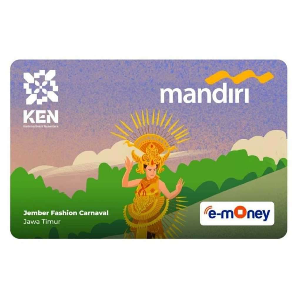 Jual Kartu E-money Mandiri Edisi KEN - Jember Fashion Carnaval (Support ...