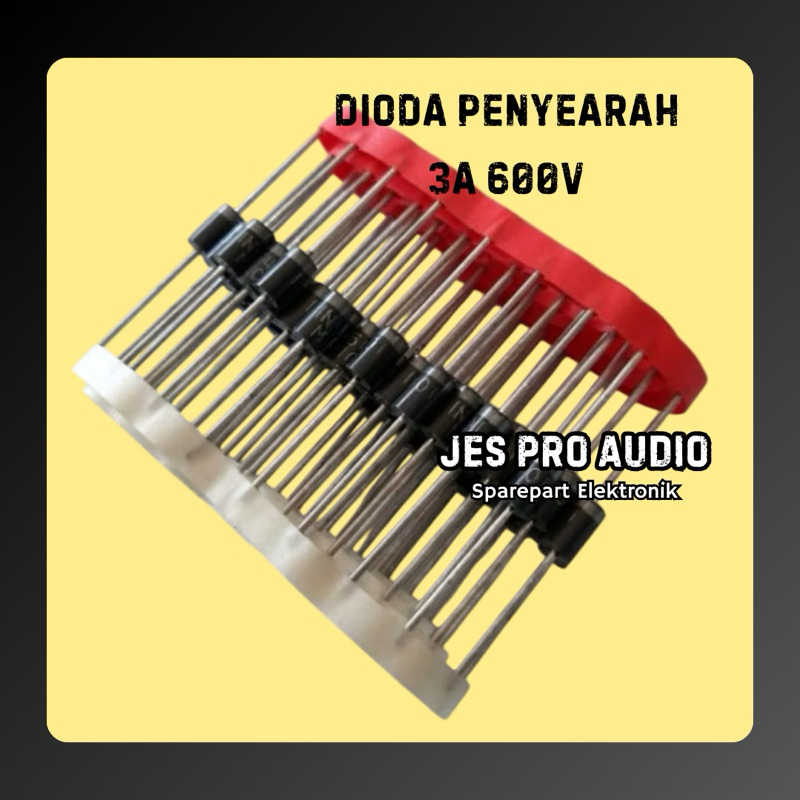 Jual DIODA PENYEARAH 3 AMPERE 3A / DIODE SCHOTTKY 3A 60V 245Y DO-201AD ...